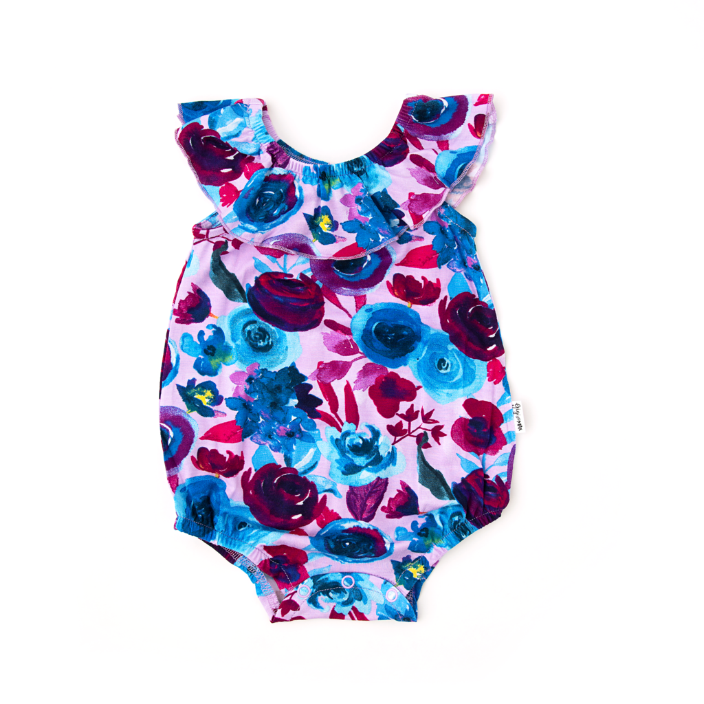 Teagan Floral Bubble Romper – Skal Moon Boutique