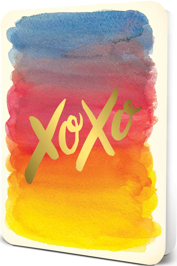 Foil XOXO Card – Skal Moon Boutique